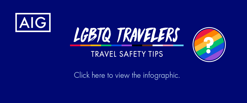 LGBTQ Travel Safety Tips from AIG
